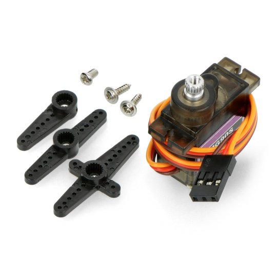 Servo MG-90S - micro - 180 degrees Botland - Robotic Shop