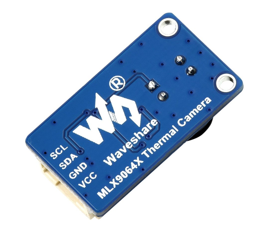 IR thermal imaging camera MLX90641 16×12px, 55st. FOV - I2C - Waveshare ...