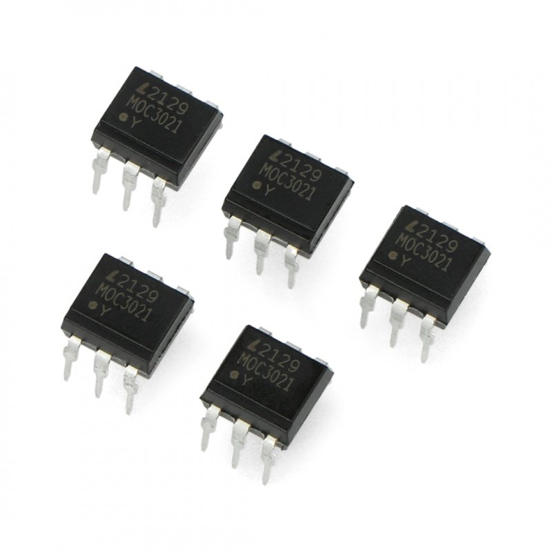 Optotriac MOC3021 400V/0,1A - THT Botland - Robotic Shop