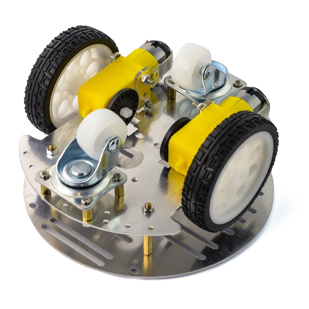 Buy Chassis Round 2WD - Robot Chassis with DC Botland - Robotic Shop