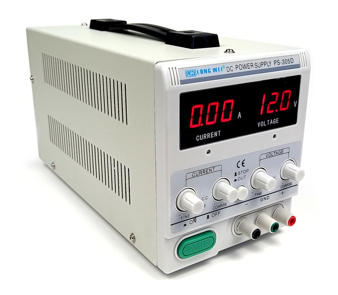 Laboratory power supply LongWei PS-305D 0-30V 0-5A Botland - Robotic Shop