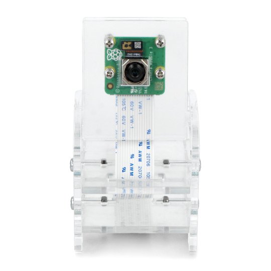 Raspberry Pi V3 camera mount - transparent Botland - Robotic Shop