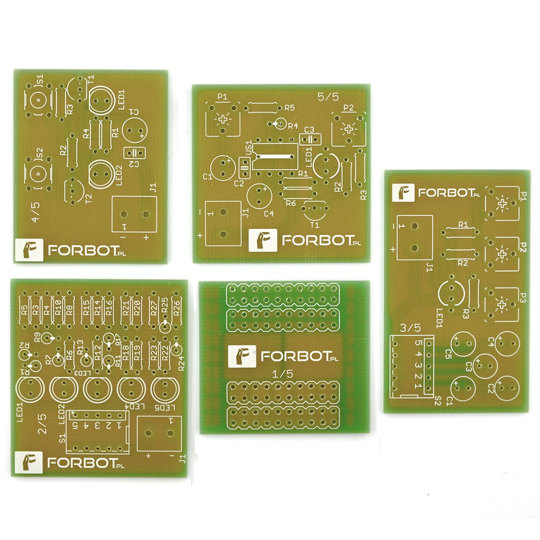 FORBOT - soldering kit for learning how to solder THT components ...