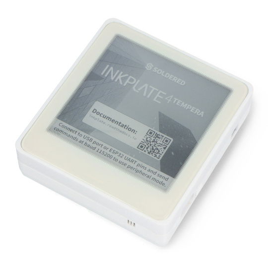 Inkplate 4 TEMPERA - e-paper display 3,8'' 600x600px - ESP32 - with ...