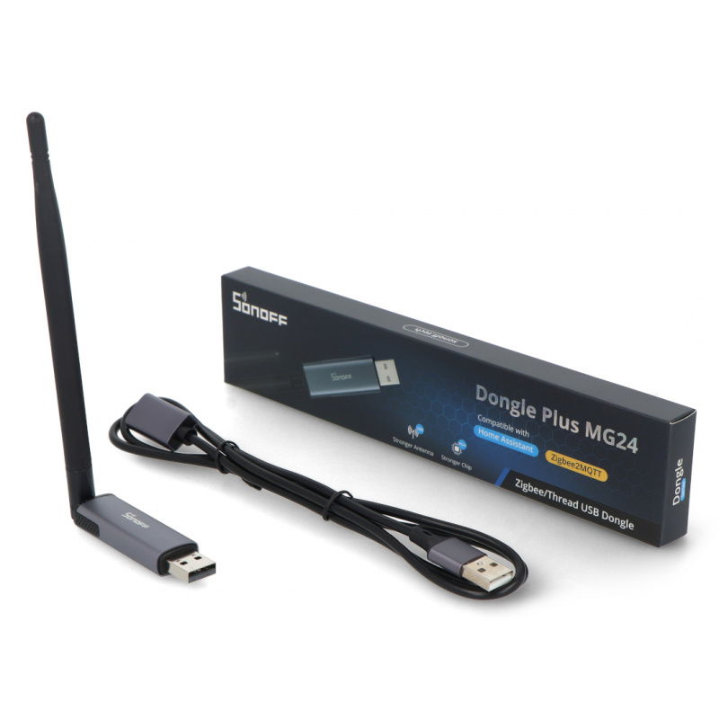 Thread And Zigbee USB Adapter ZigBee 3.0 Gateway Plus-E SONOFF ZBDongle ...