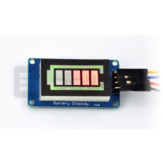 LED display - battery level indicator Botland - Robotic Shop LED display - battery level indicator Botland - Robotic Shop