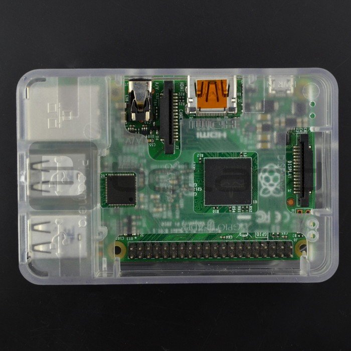 case for Raspberry Pi Model 3B/2B RS Pro - Botland - Robotic Shop