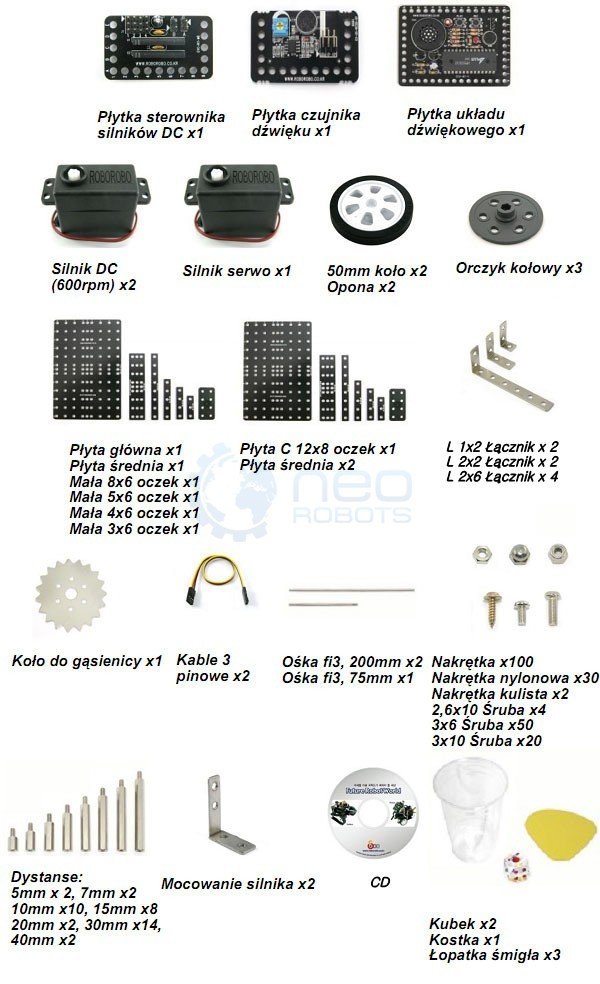RoboRobo RoboKit Upgrade 2 to 3_ Botland - Robotic Shop