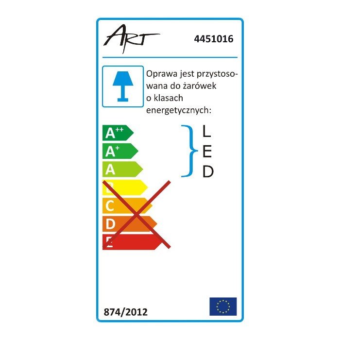 Binding for 2 tubes LED ART T8 120cm, AC230V Botland - Robotic Shop