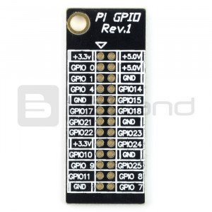 GPIO information pad for Raspberry Pi 1A / 1B Botland - Robotic Shop