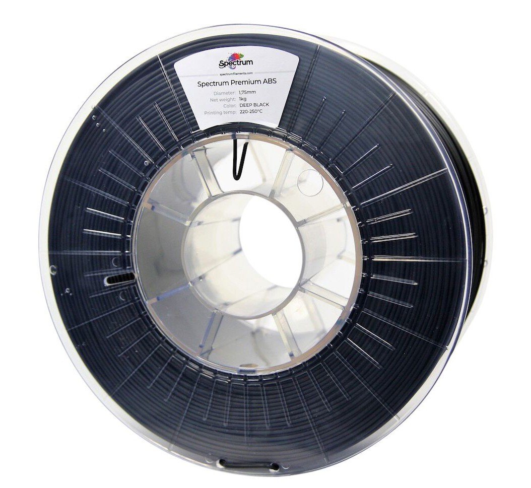 Filament ABS Spectrum 1.75mm 1kg - Deep Black Botland - Robotic Shop