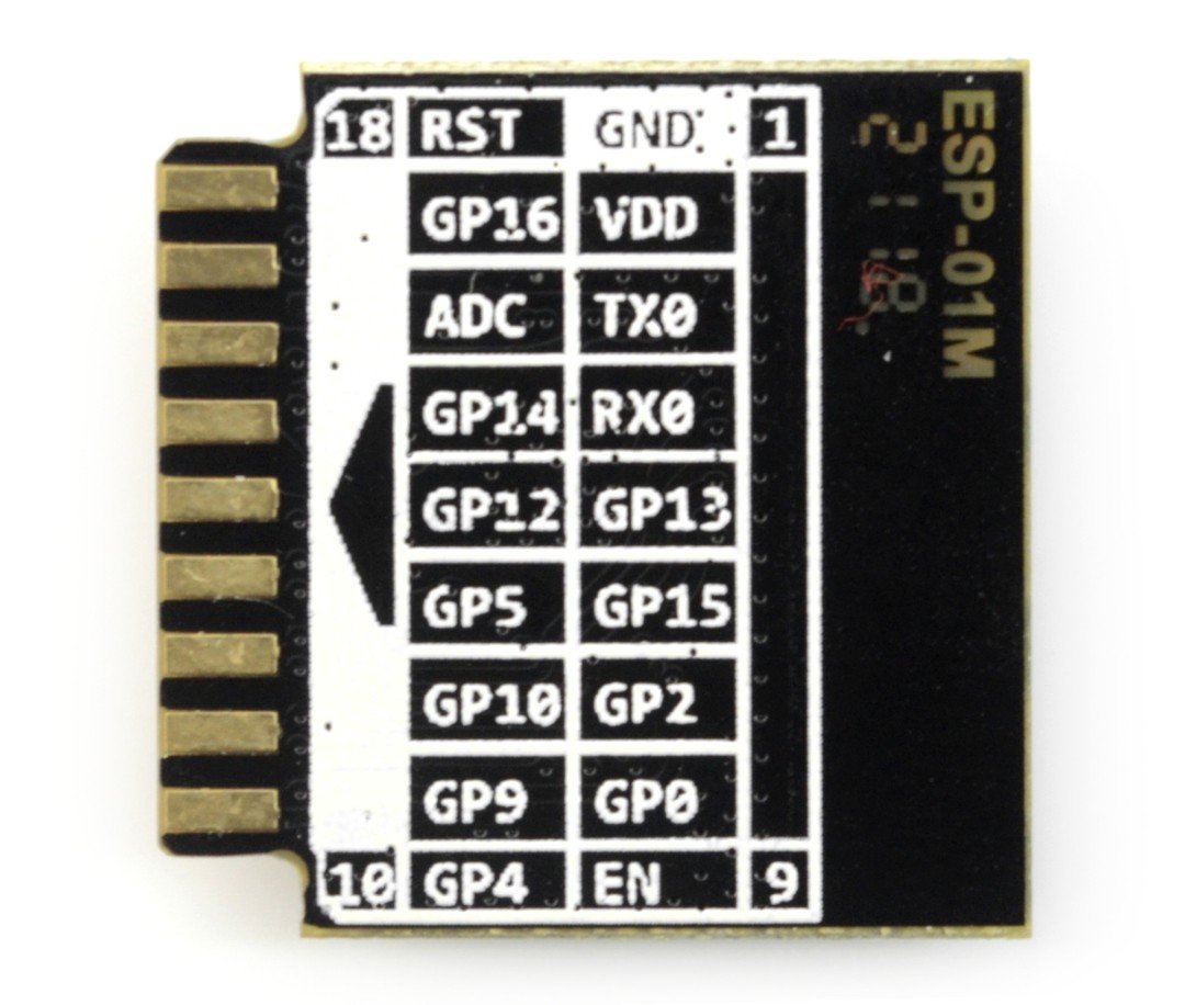 Wifi Module Esp 01m Esp8285 11gpio Adc Pcb Botland Robotic Shop