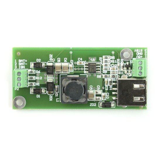 BWS CAR Step-Down Voltage Regulator with USB Botland - Robotic Shop