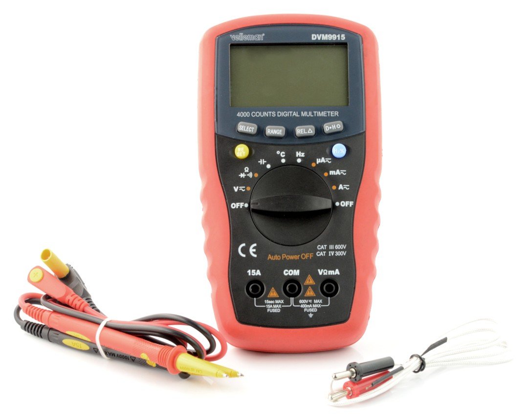 Digital Multimeter Velleman DVM9915 Botland - Robotic Shop