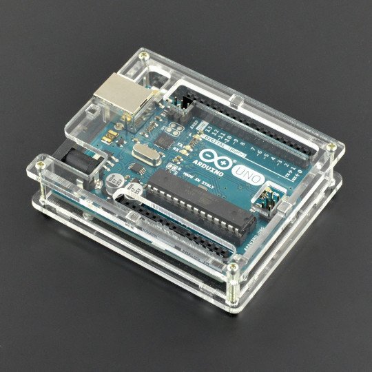 Buy Case for Arduino Uno - transparent slim v2 Botland - Robotic Shop