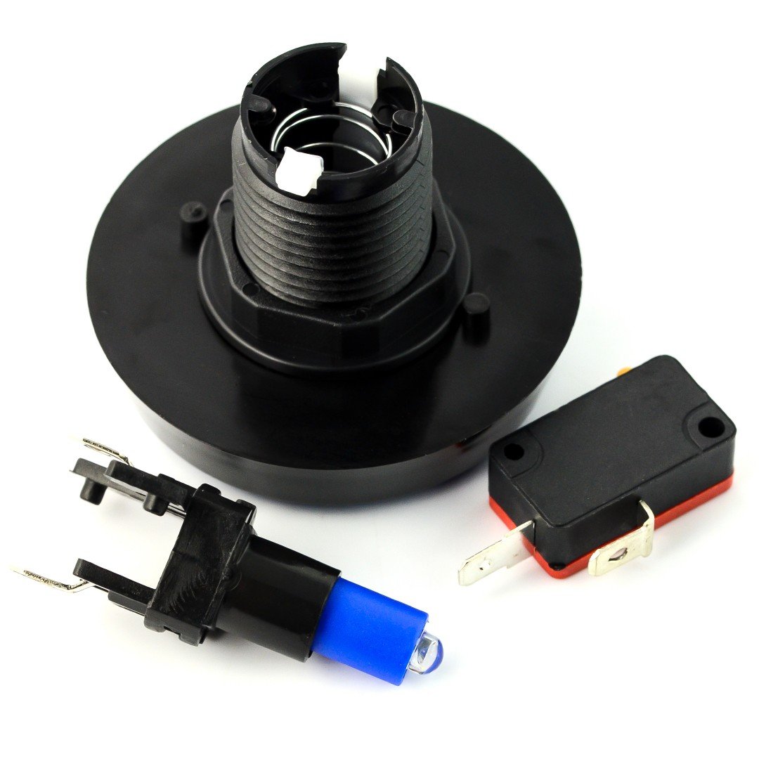 Large Arcade Button with LED - 60mm Blue* Botland - Robotic Shop