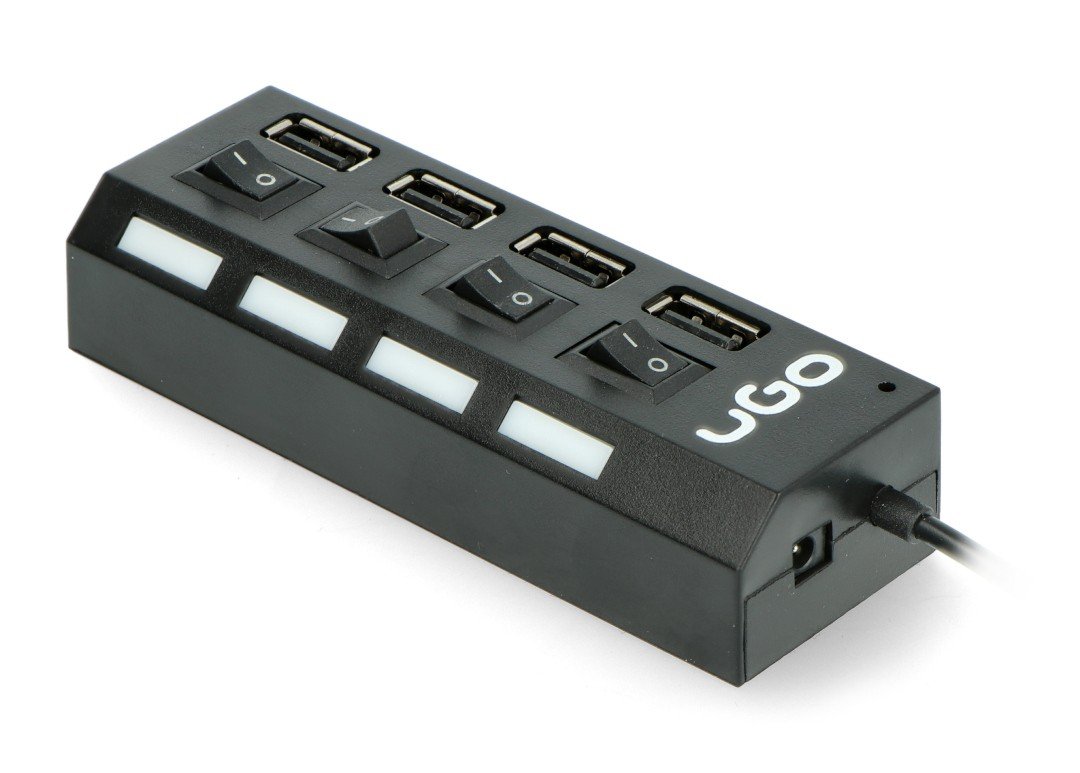 uGo HU-110 active hub 4-ports USB 2.0 Botland - Robotic Shop
