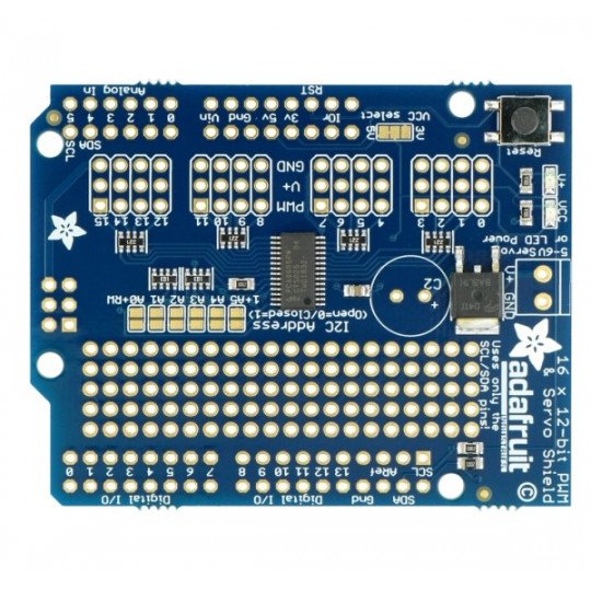 Adafruit 16-channel servo driver, 12-bit PWM I2C Botland - Robotic Shop