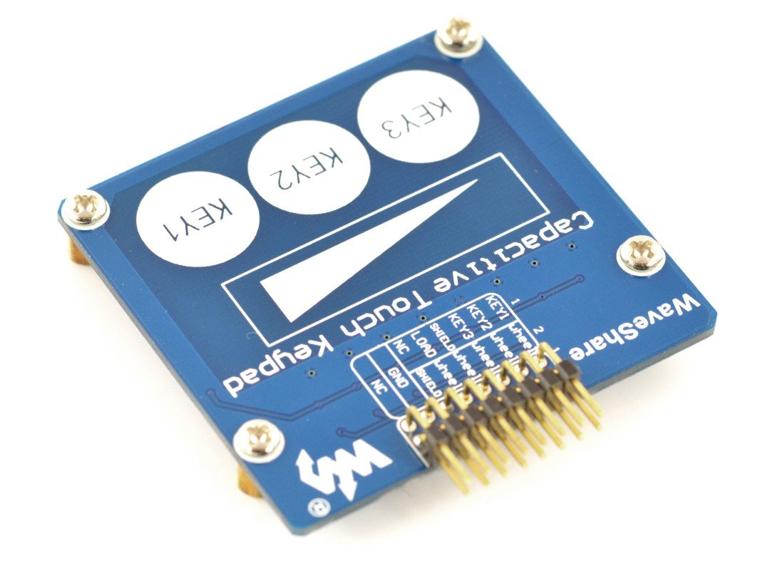 Touch keyboard - capacitive 3 buttons Botland - Robotic Shop