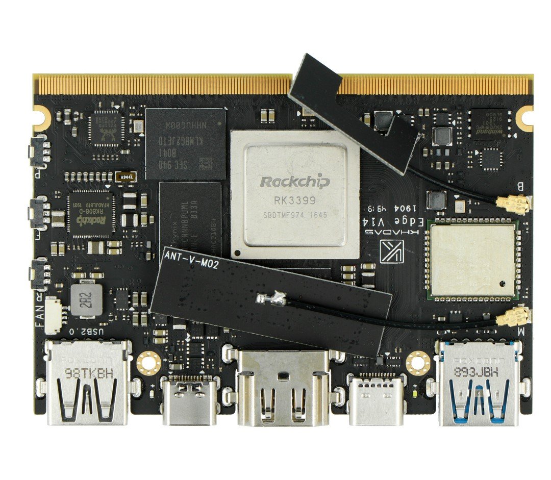 Khadas Edge Pro - Rockchip RK3399 WiFi, Bluetooth Botland - Robotic Shop