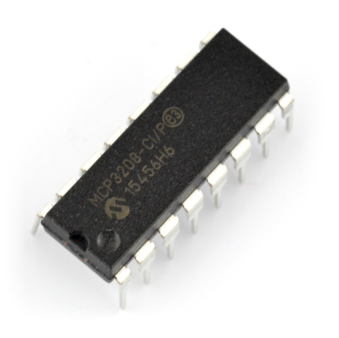 Converter ADC MCP3208-CI/P 12-bit 8-channel SPI - DIP - Reviews | TrustMate