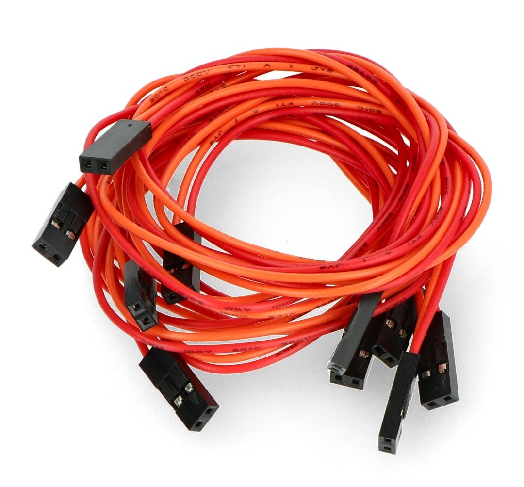 Buy Cable Assembly 2 pin female raster 2,54 mm - Botland - Robotic Shop