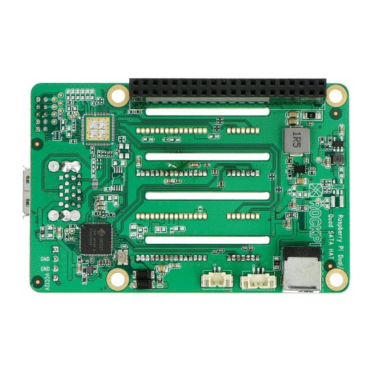 Dual SATA HAT for Raspberry Pi 4B - Seeedstudio Botland - Robotic Shop