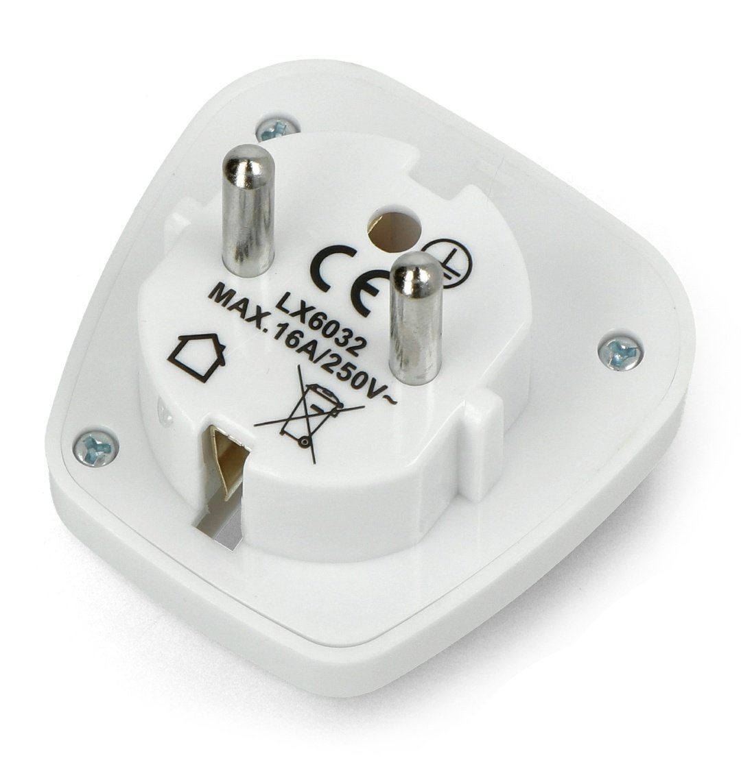 PL plug LTC - universal socket - EU travel adapter Botland - Robotic Shop