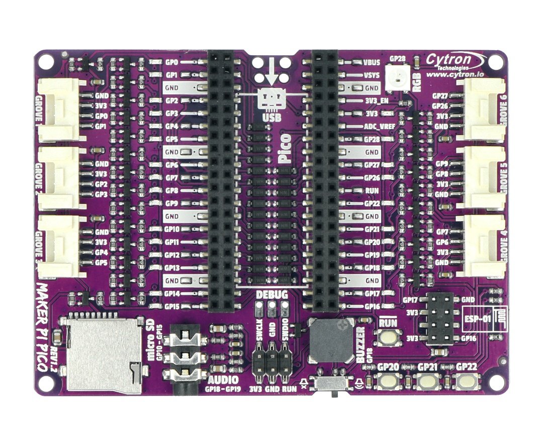 Maker Pi Pico Base: Simplifying Pi Pico for Botland - Robotic Shop