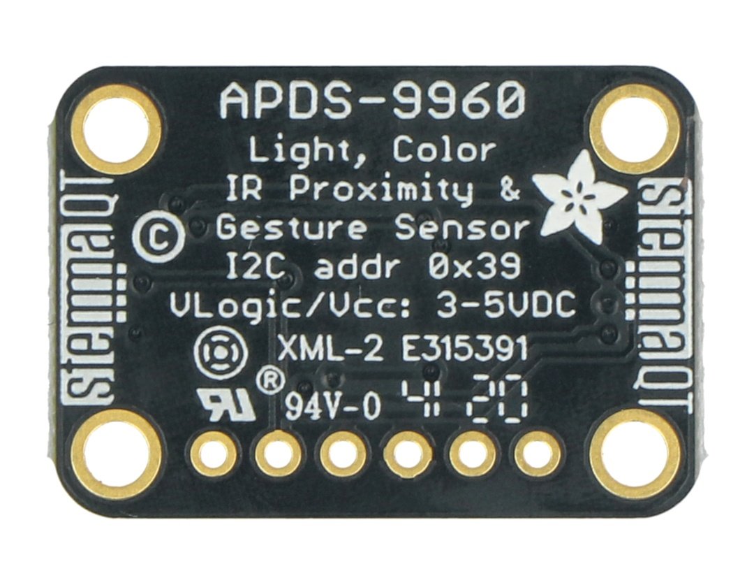Adafruit APDS9960 Proximity, Light, RGB, and Botland - Robotic Shop